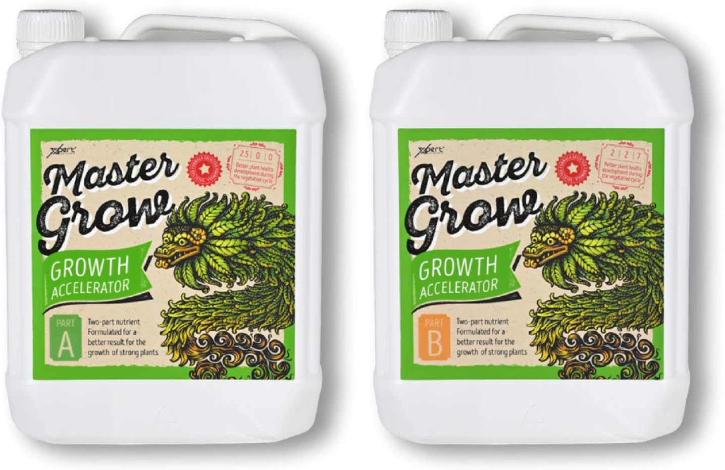 Xpert Nutrients Master Grow A+B Basic Growth Fertilizer for the ...