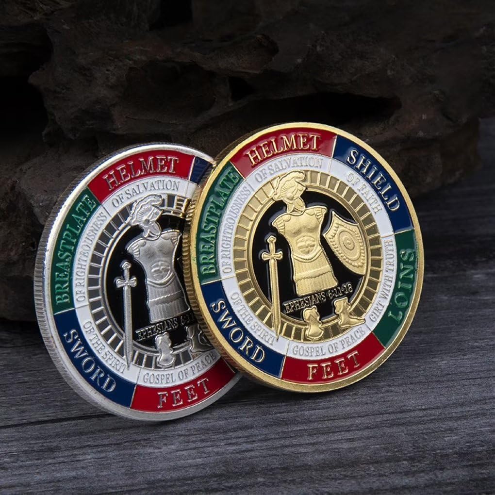 Mua Armor of God Challenge Coin, Commemorative Coin Seeking Guidance ...