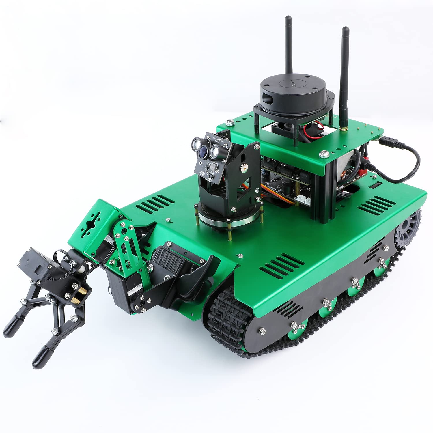 Mua Yahboom Raspberry Pi 4B AI Robot ROS Tank Kit Transbot with Somatosensory Depth Camera 3D ...