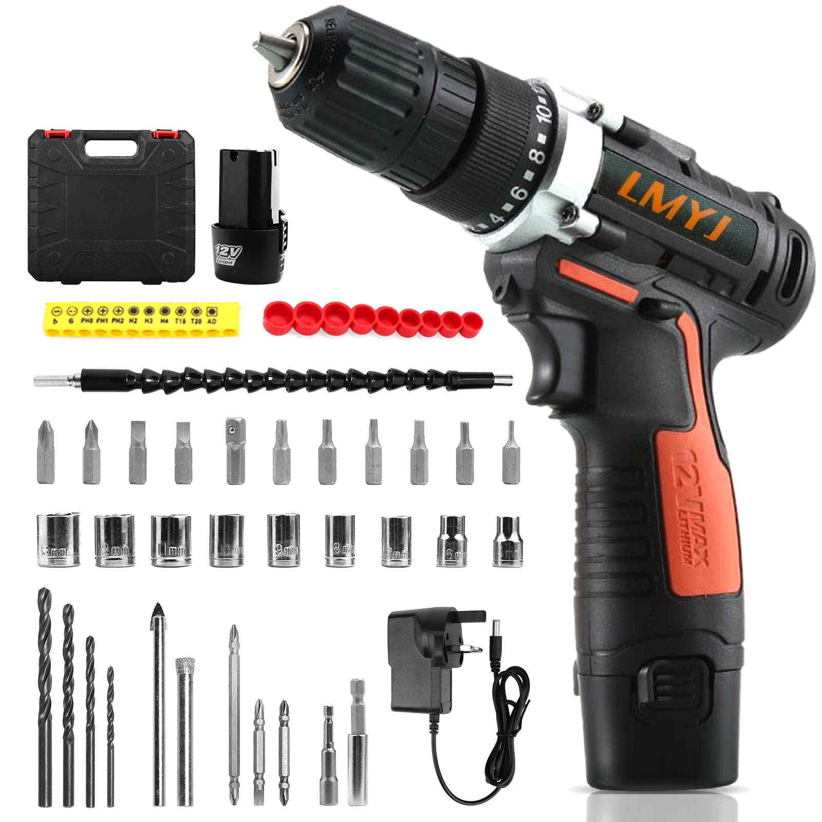 Mua LMYJ Electric Screw Driver, 12V Cordless Drill Driver Kit Combi ...