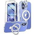 Amazon.com: BANLEA for iPhone 16 Plus Case, Built-in Screen Protector & Seamless Stand, with ...