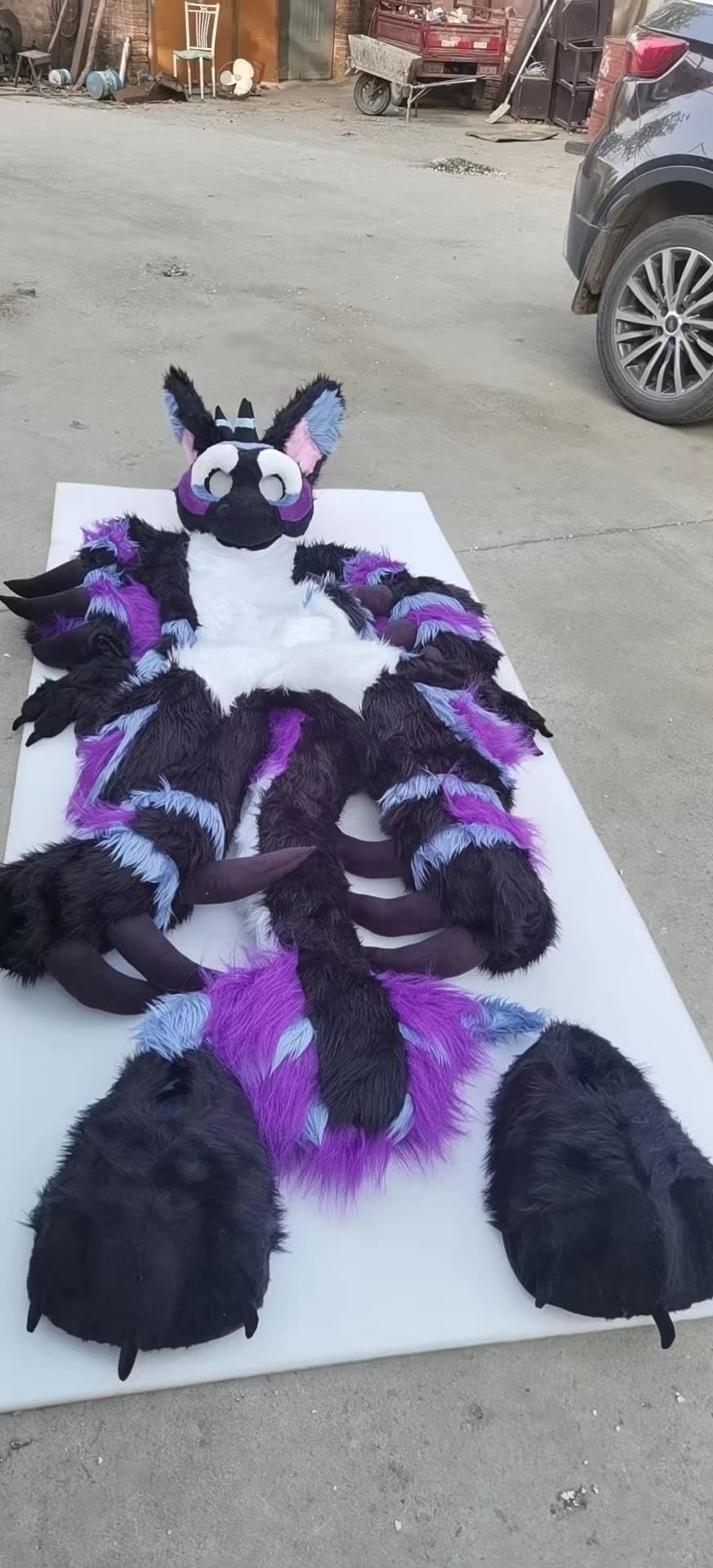 Mua FurryMascot Black Dragon Kenomo Digigrade Legs Prop Fursuit ...