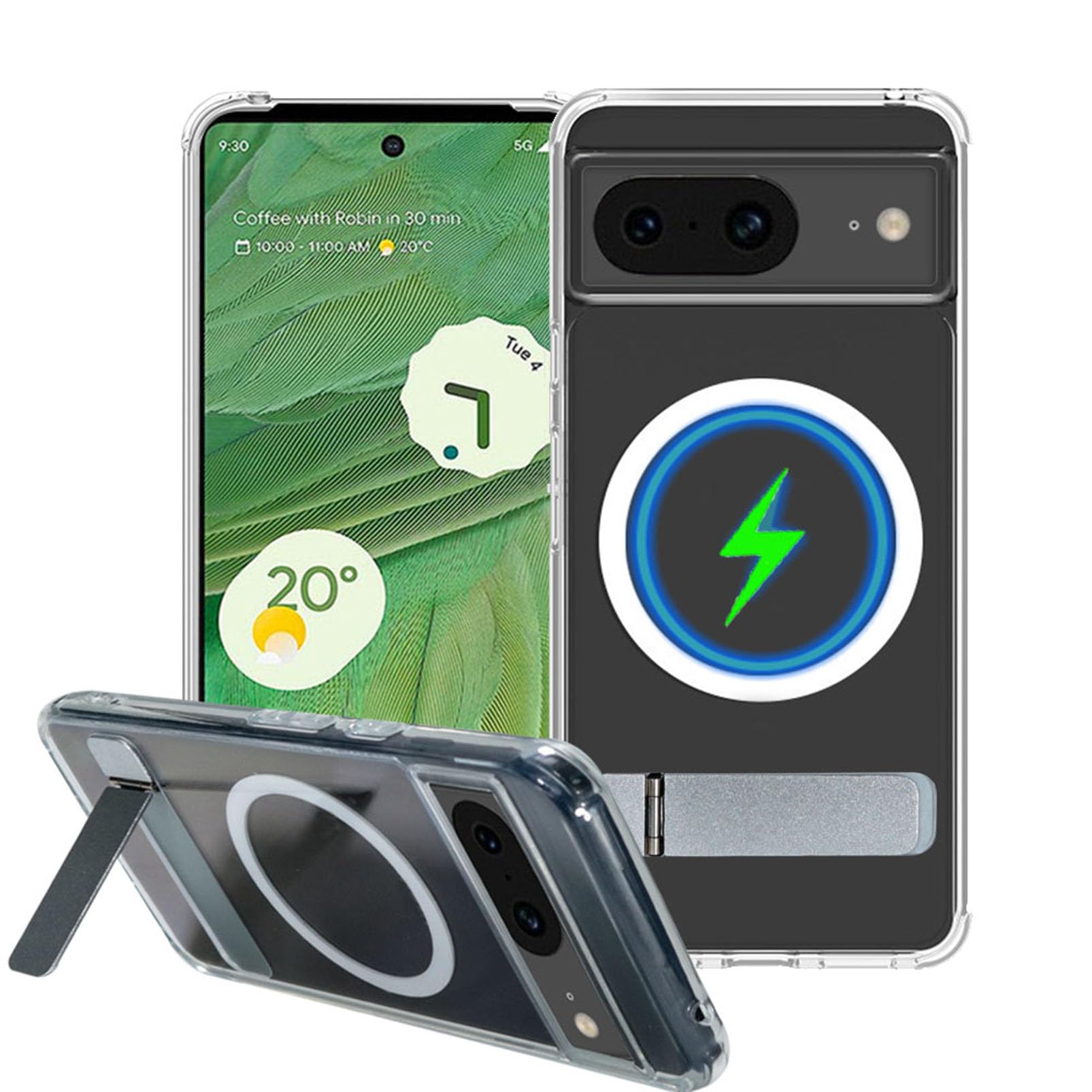condgood for Google Pixel 8A Case with Stand, Strong Magnetic ...