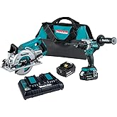 Amazon.com: Makita XT507PT 18V LXT® Lithium-Ion Brushless Cordless 5-Pc. Combo Kit (5.0Ah ...