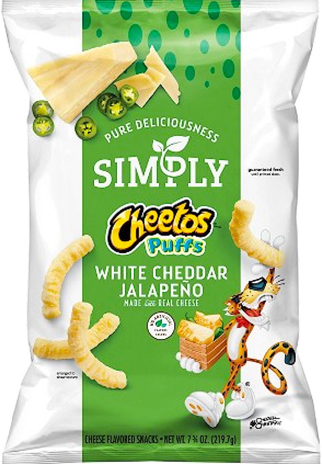 Amazon.com: Frito Lay Natural Cheetos White Cheddar Cheese Puffs, 8 ...