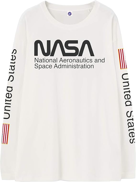 Nasa Flag Official Tee T-Shirt Mens Unisex: Amazon.co.uk: Clothing