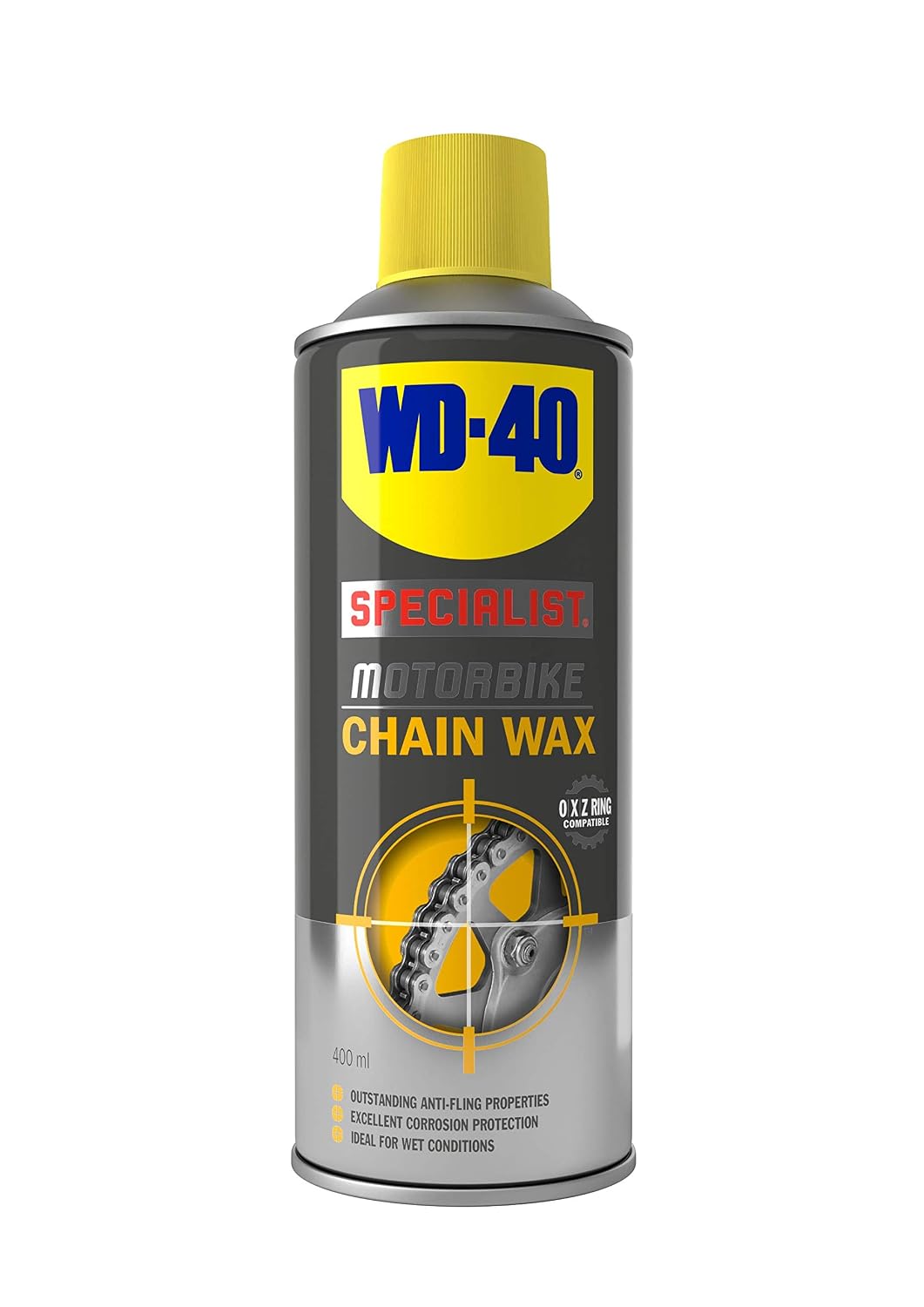 WD-40 Specialist Motorbike Chain Wax with PTFE 400ml - BigaMart