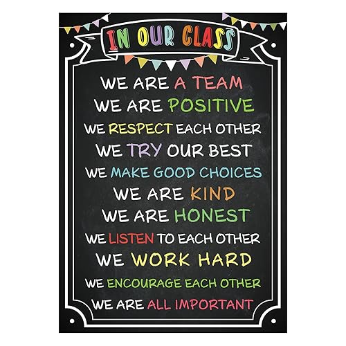 Classroom Rules Poster Educational Posters for Classroom Decorations ...