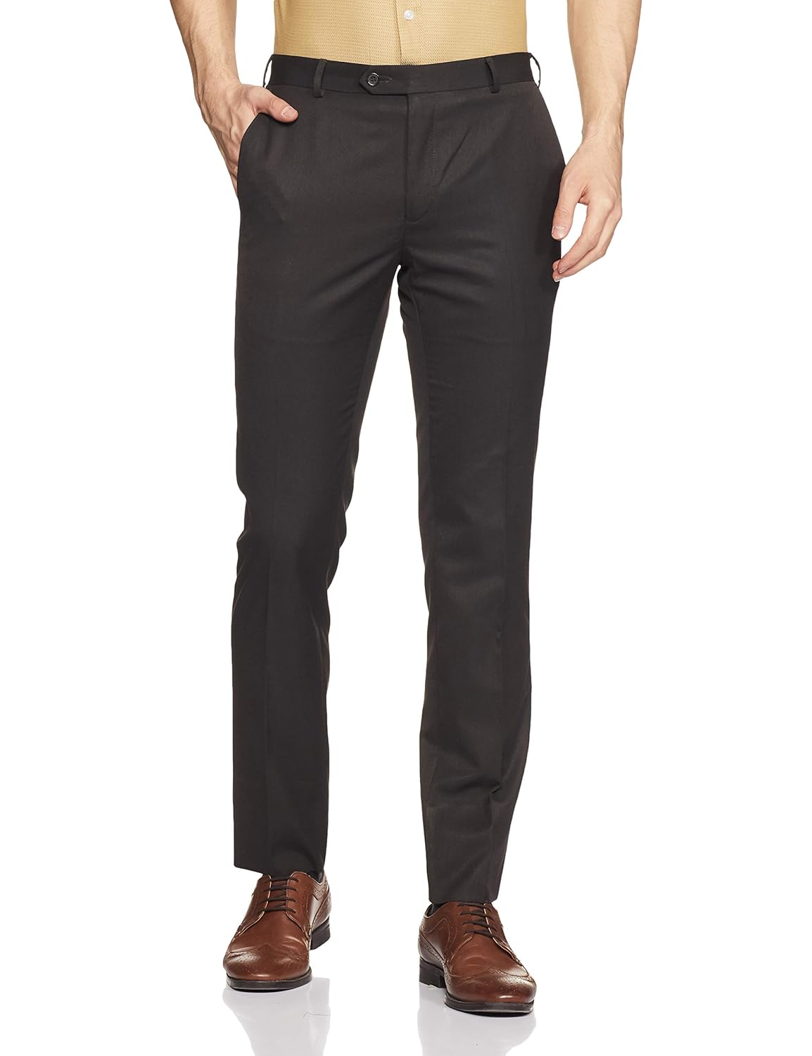 Buy Raymond Men's Slim fit Formal Trousers at Amazon.in