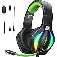 Amazon.com: Krysenix PG1 Gaming Headset for PS4, PS5, PC, Switch, Xbox, Gaming Headphones with ...