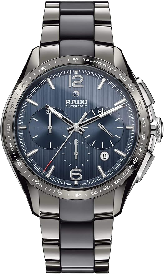 Rado Men's HyperChrome 45mm Grey Ceramic Band & Case Automatic Watch ...
