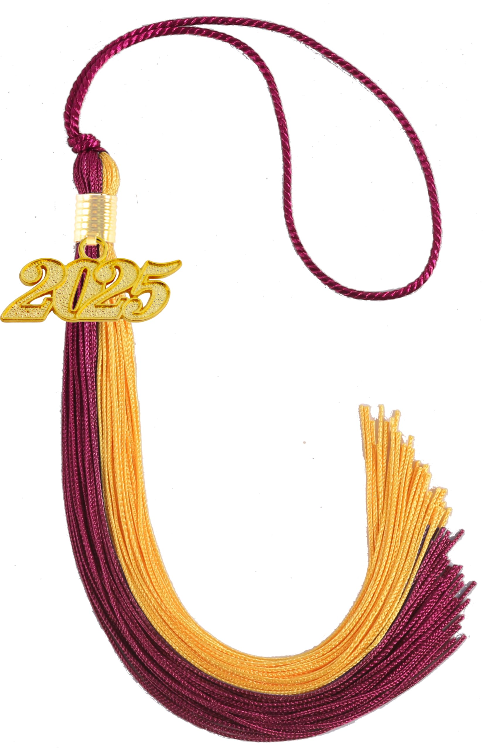 GRADFTY 2025 Tassel Graduation,Maroon and Gold Tassel 2025 for sale ...