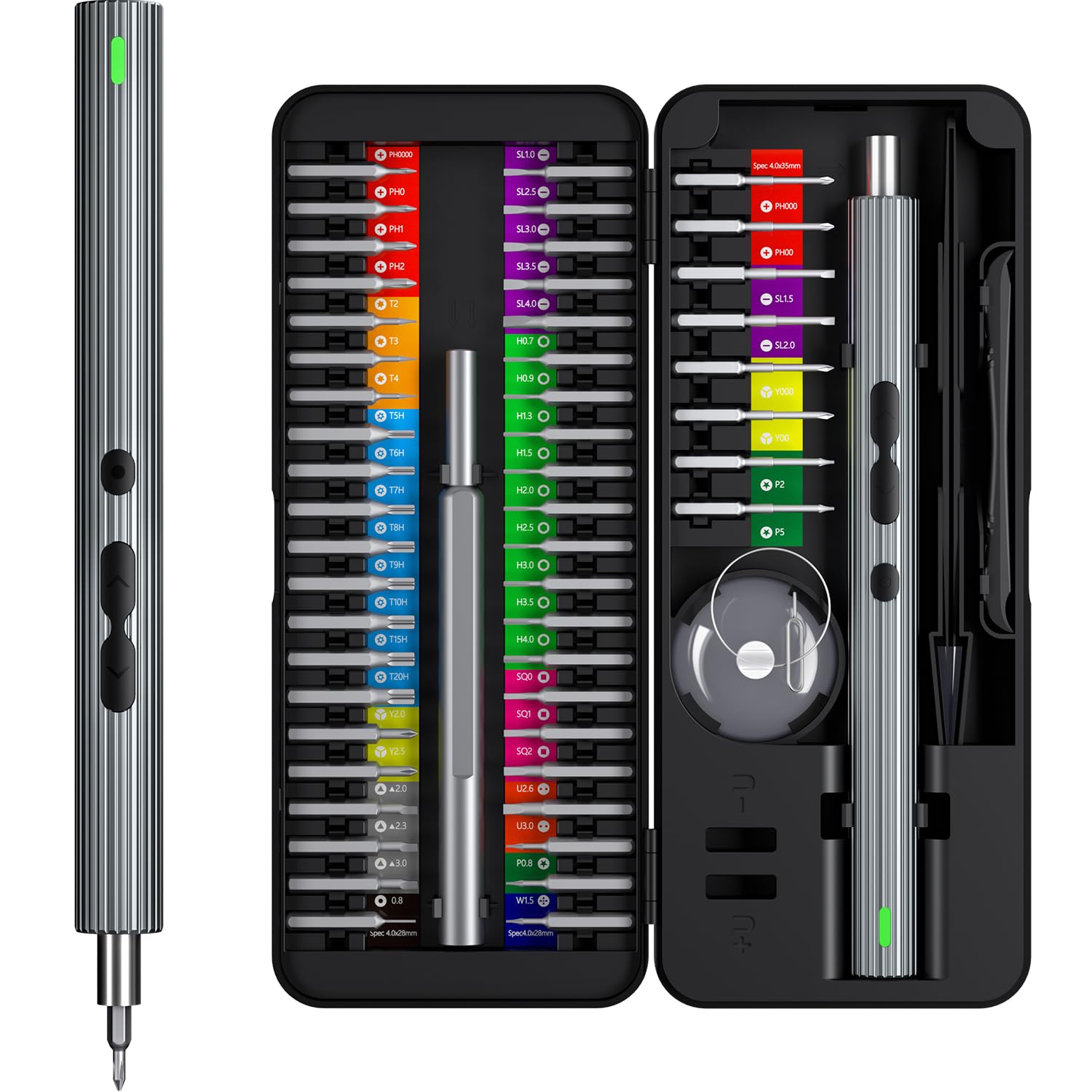 UF-TOOLS Mini Electric Screwdriver, 51 in 1 Cordless Rechargeable Small ...