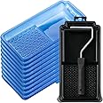 Amazon.com: Bates- 4 Inch Paint Tray Set, 12 pcs, Black & Blue, 1x 4 ...