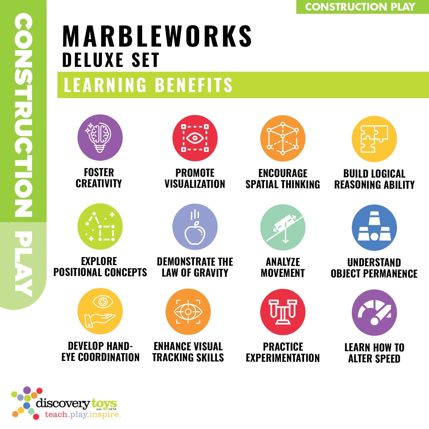 Mua Discovery Toys Marbleworks Deluxe Marble Run | Kid-Powered Learning ...