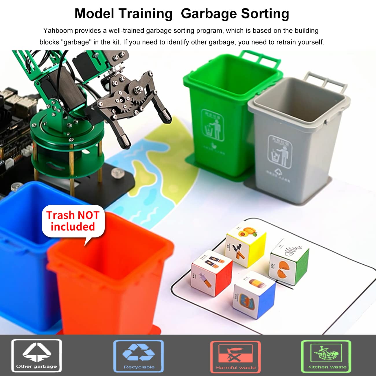 Mua Yahboom Robot Arm Kit 6DOF for Raspberry Pi 5 AI Programmable ...