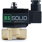 Amazon.com: U.S. Solid 1/2" Brass Electric Solenoid Valve Underwater 110V AC Normally Closed ...
