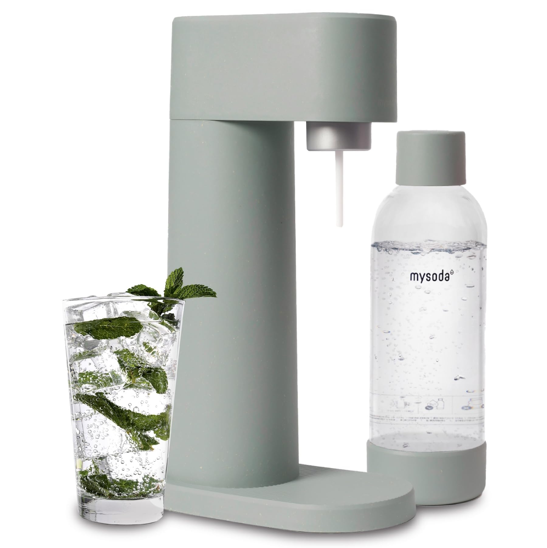Mysoda Woody Sparkling Water Maker Silent Carbonated Water Machine