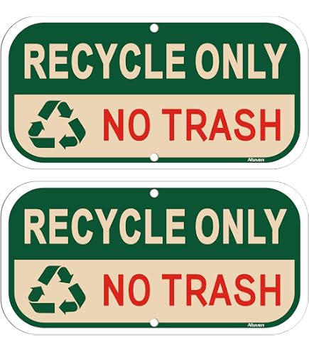 Recycle Only Sign Free Printable