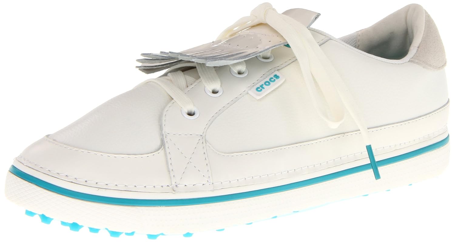 Buy crocs Women's Tassel Top Lace-Up Shoes White 9 UK B(M) at Amazon.in
