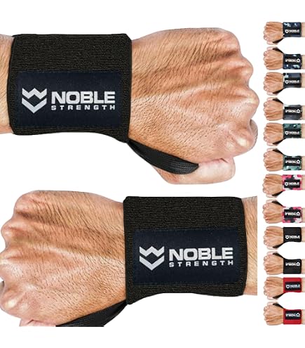 INZER Iron Z Wrist Wraps (Pair) Powerlifting Weight Lifting Bench - 12 Inch
