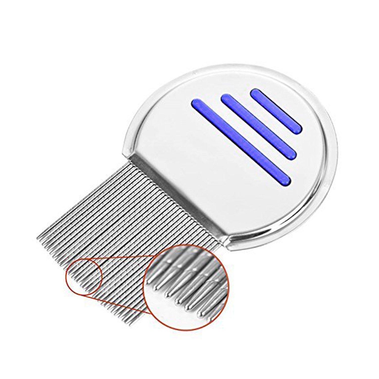 Vsecrety Stainless Steel Head Lice Comb Set for Fast Nit and Lice ...