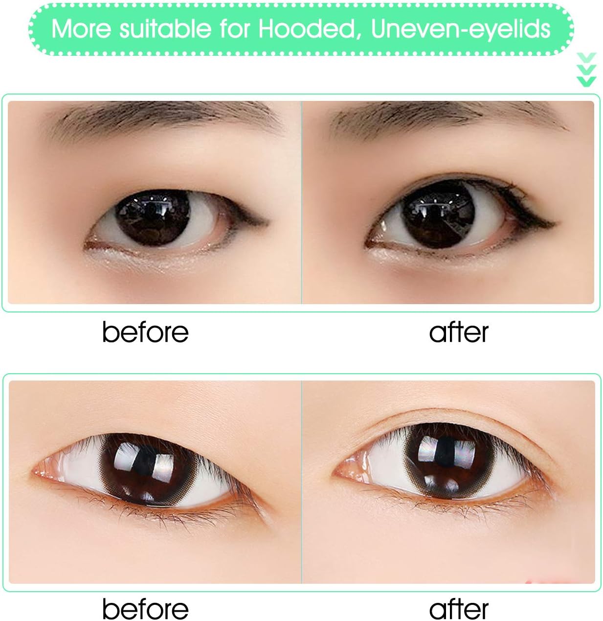 240 Pairs Large Size Invisible Single Side Sticky Eyelid Tape Medical ...