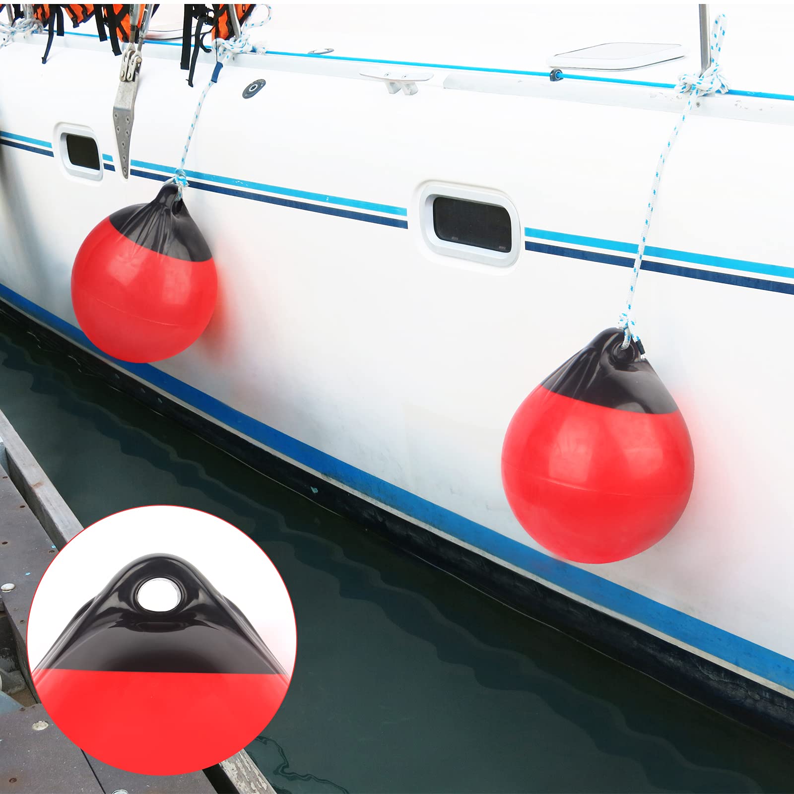 Mua YLVERX Pair of Boat Mooring Buoys, Marine Grade Inflatable Vinyl ...