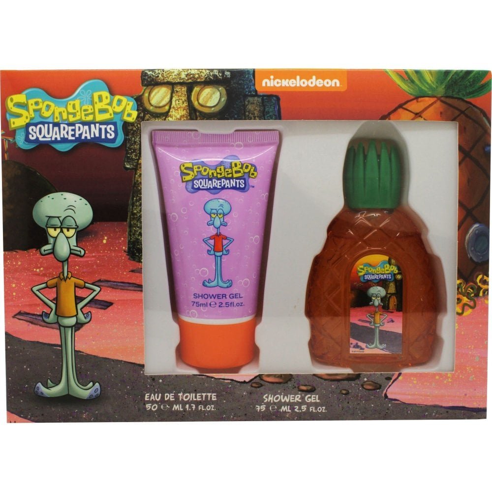 SpongeBob SquarePants Squidward Eau De Toilette Spray and Shower Gel ...