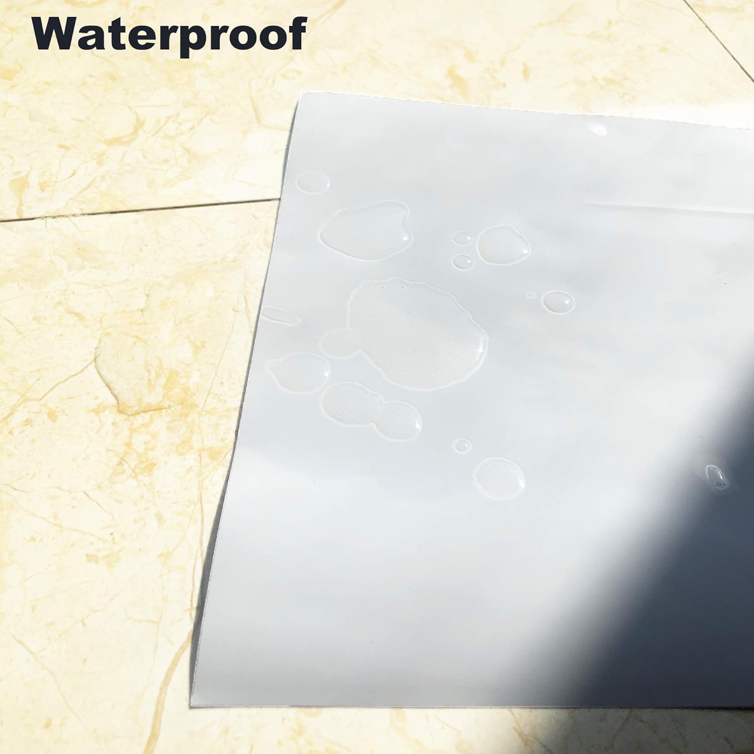 Mr-Label White Matte Waterproof Tear-Resistant Label – Full A4 Sheet ...