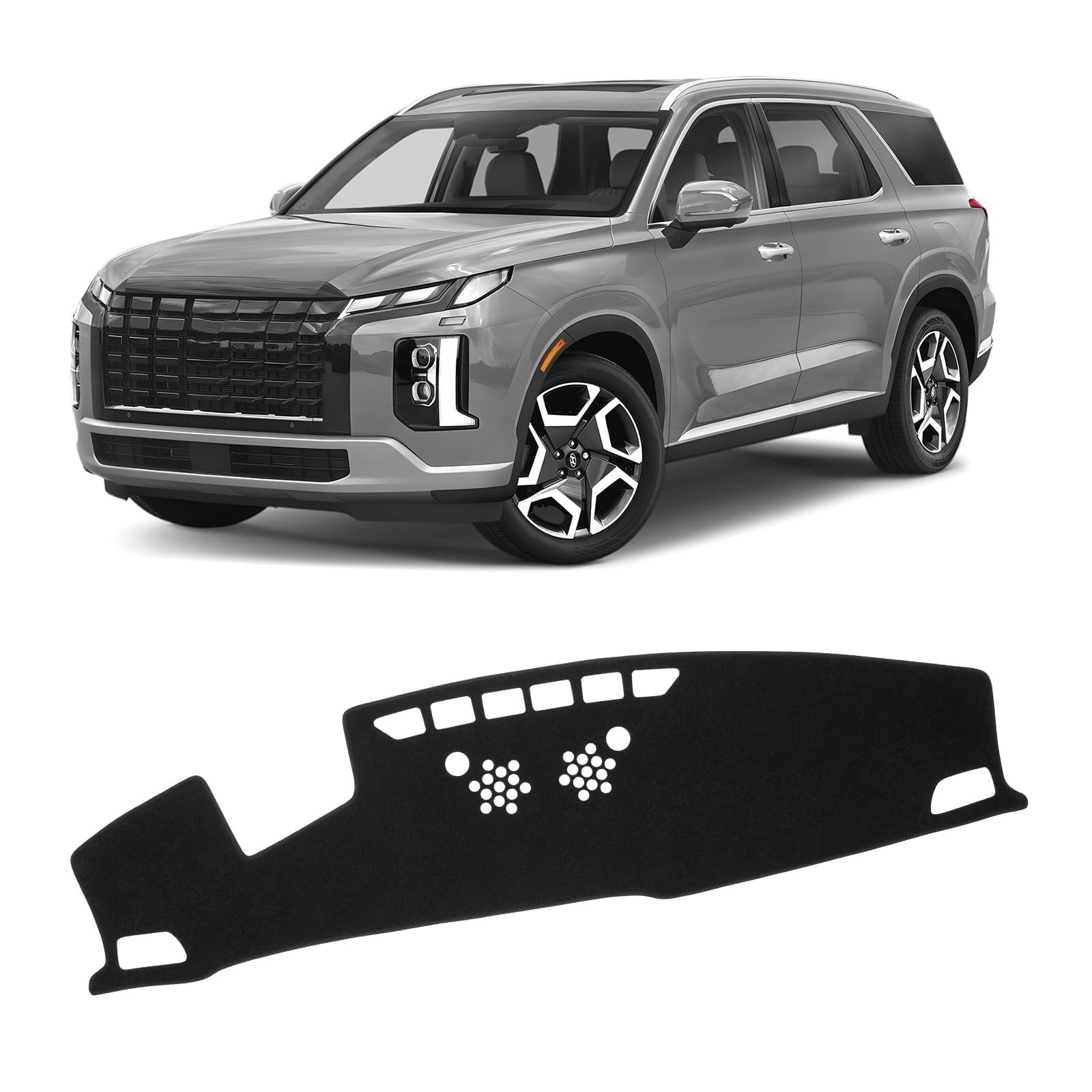 KUST Car Dash Cover for Hyundai Palisade 2020-2024 2025 (SE SEL) with ...