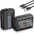 Amazon.com: ENEGON NP-FW50 2-in-1 USB-C Direct Charging Replacement Batteries 1500mAh (2-Pack ...