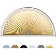 Amazon.com: Jlong Arch Window Shade Half Circle Window Shade Paper Blinds for Windows Cordless ...