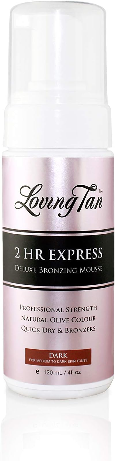 Loving Tan 2 Hour Express Deluxe Bronzing Mousse Dark: Amazon.ca: Beauty