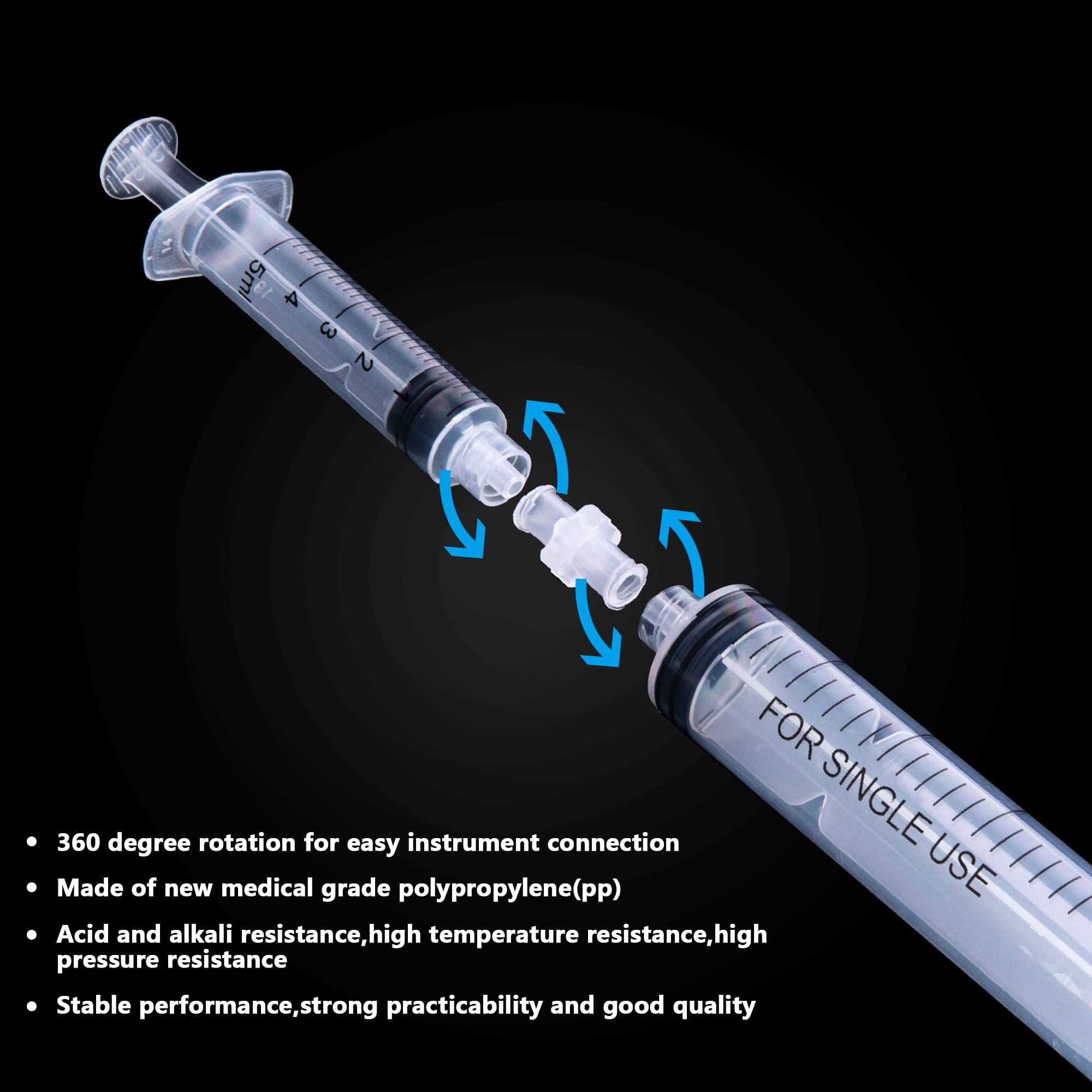 Mua 25pcs Luer Lock to Luer Lock Connector, Female Luer Syringe to ...