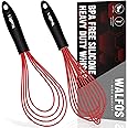 Amazon.com: Walfos Flat Whisk,11in Flat Whisk and 10in Balloon Whisk ...