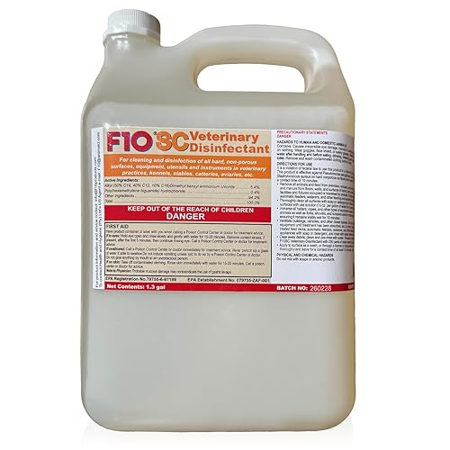 F10 SC Concentrated Veterinary Disinfectant & Cleaner for Kennels ...