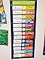 Amazon.com : Daily Schedule Pocket Chart, Blue : Classroom Pocket ...
