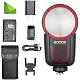 Amazon.com : Godox V1 V1-S V1S Flash for Sony Camera, 76Ws TTL Flash ...