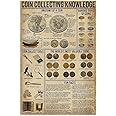 Amazon.com: Starotore Coin Collecting Reference Guide Metal Signs ...