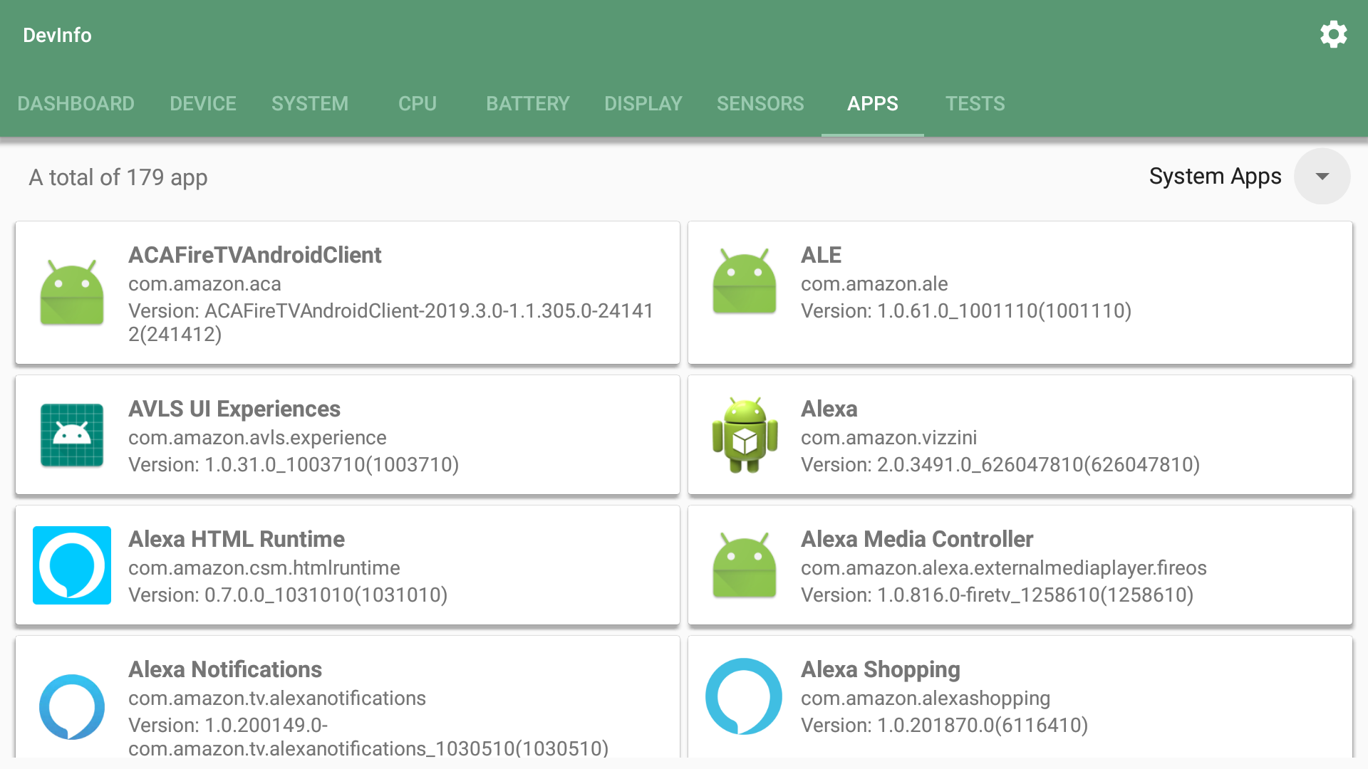 Device Info details of Hardware & Software:Amazon.com:Appstore for Android