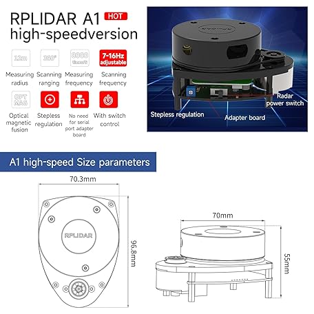 Mua Yahboom Silan Lidar Sensor ROS Robot TOF Range Navigation 3D ...
