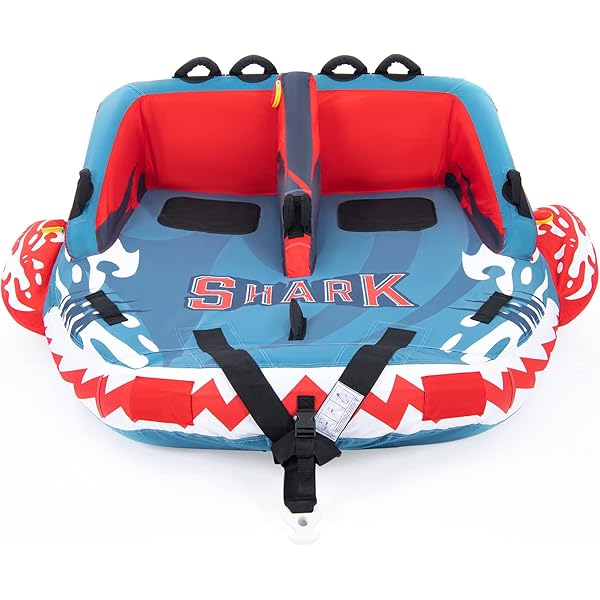 TAHIWA特別価格Heavy-Duty Inflatable Towable Booster Tube - Two Person Water ...