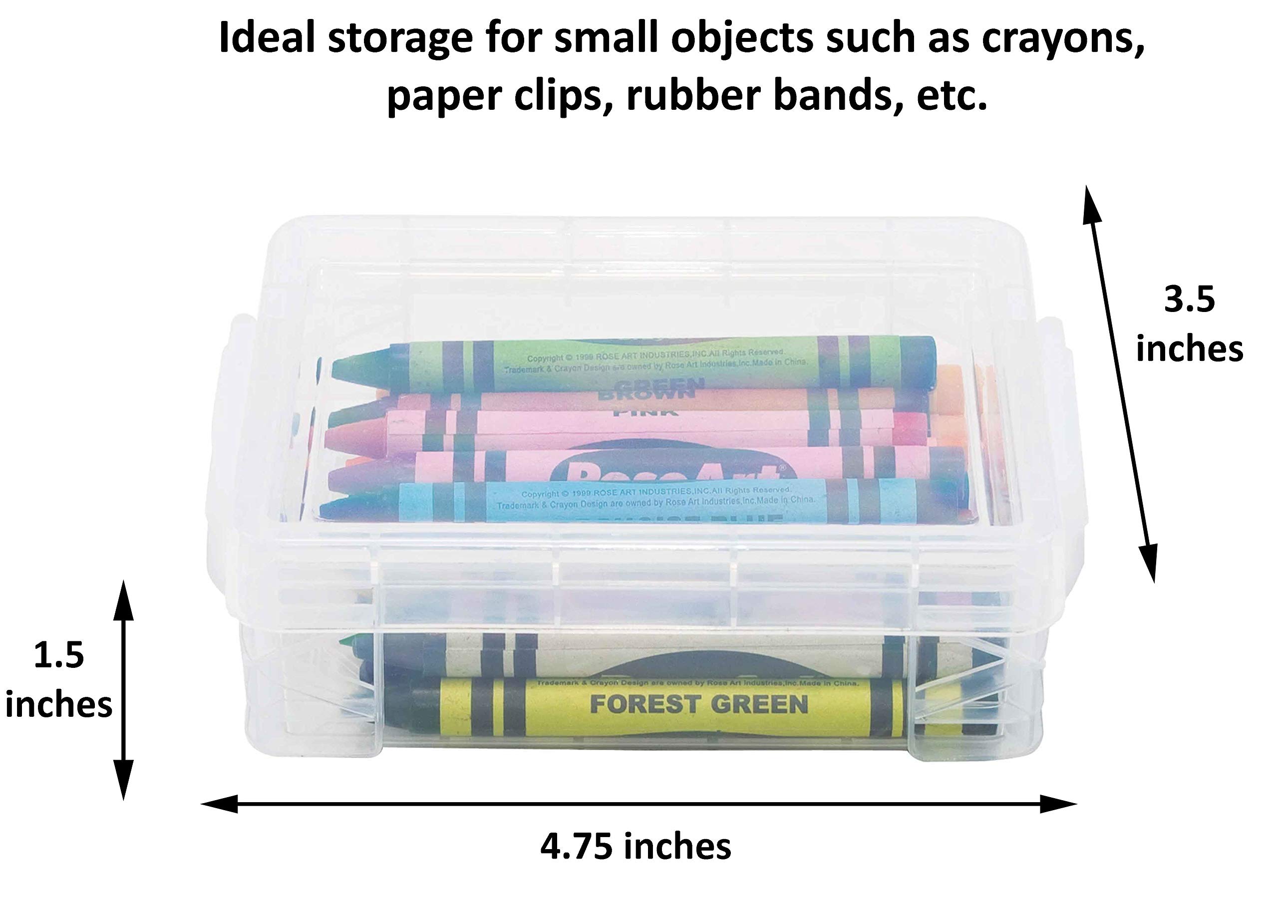 Advantus Crafts Storage Studios Super Stacker 6-Pack Of Crayon Box 1.5 ...