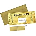 Amazon.com: WenmthG Golden Ticket, Scratch Card with Envelope, Surprise ...