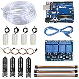 Amazon.com : ALMOCN Automatic Irrigation DIY Kit, 4Pcs Capacitive Soil ...