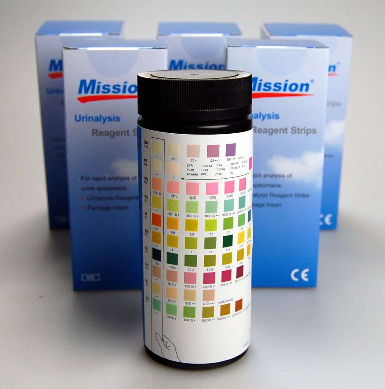 Mission 10 Parameter Professional / GP Urinalysis Multisticks Urine ...