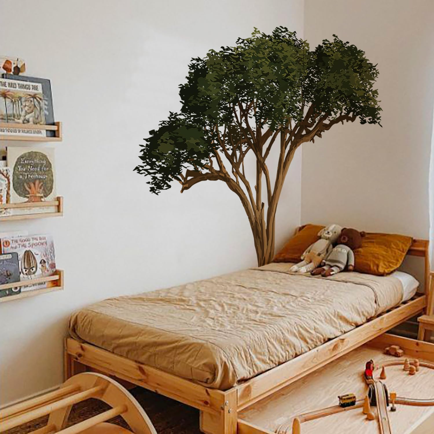 astrkiz Huge Trees Wall Decals Peel and Stick, Self Adhesive PVC ...
