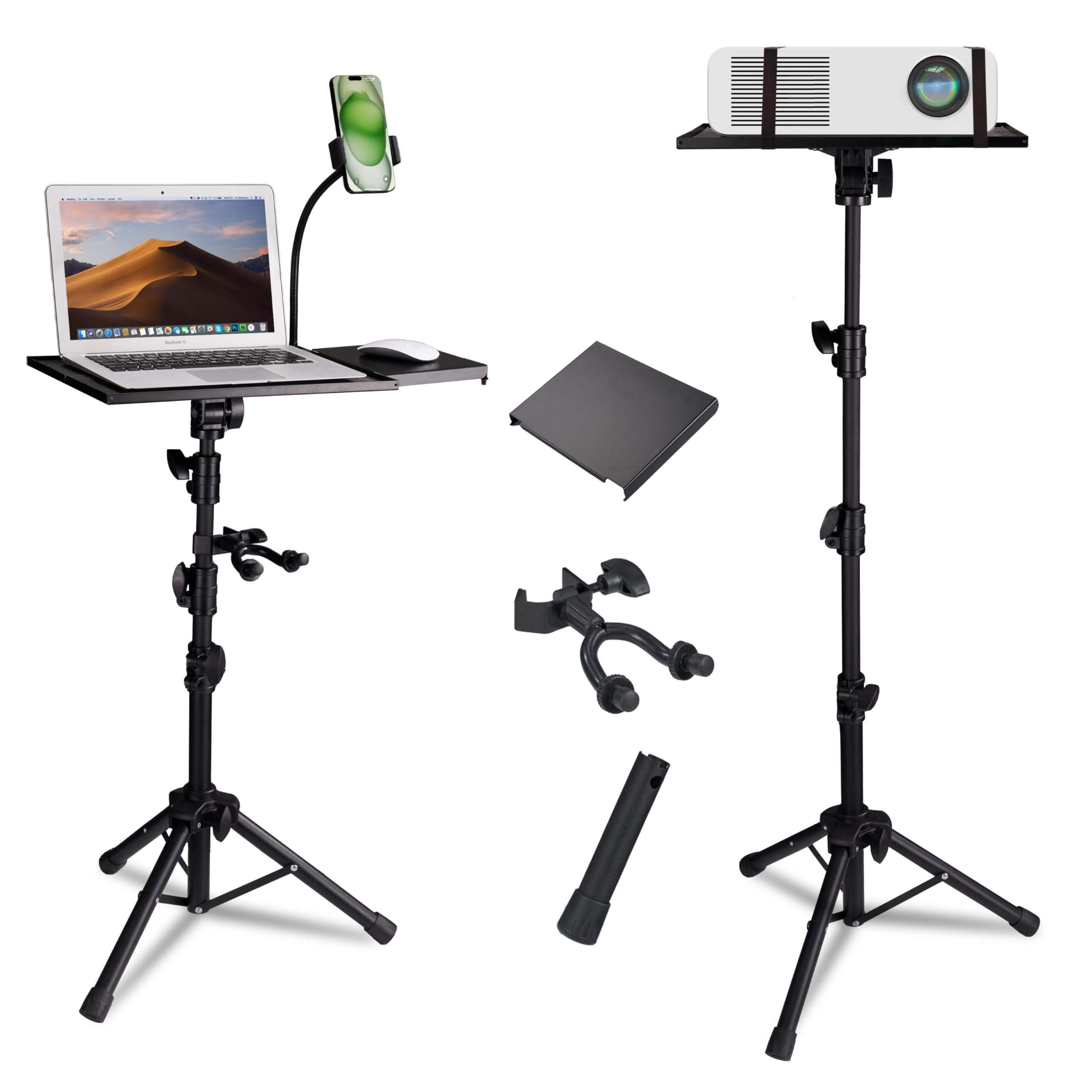 Laptop Tripod Stand Vangoa Projector Stand Tripod Adjustable Height 23. ...