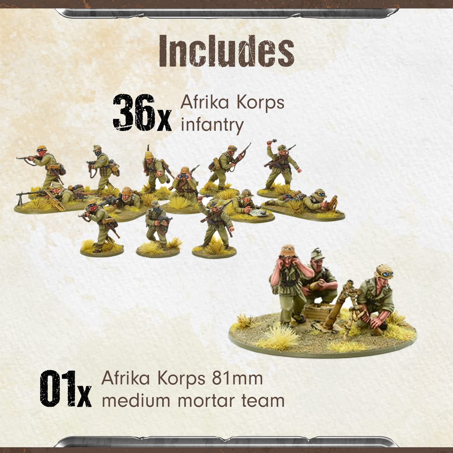 Mua Wargames Delivered Bolt Action Miniatures - Afrika Korps Starter ...